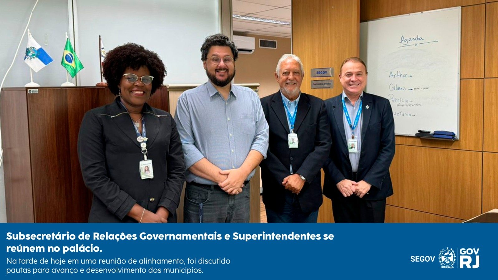 Subsecretário de Relações Governamentais e Superintedentes se reúnem no ...